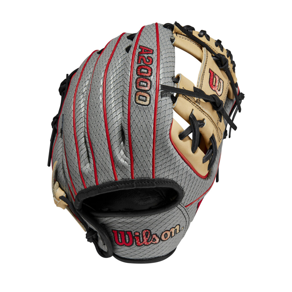 WILSON 2023 A2000 PF88SS Grey/Blonde/Red - RHT - 11.25" - Athletes Corner
