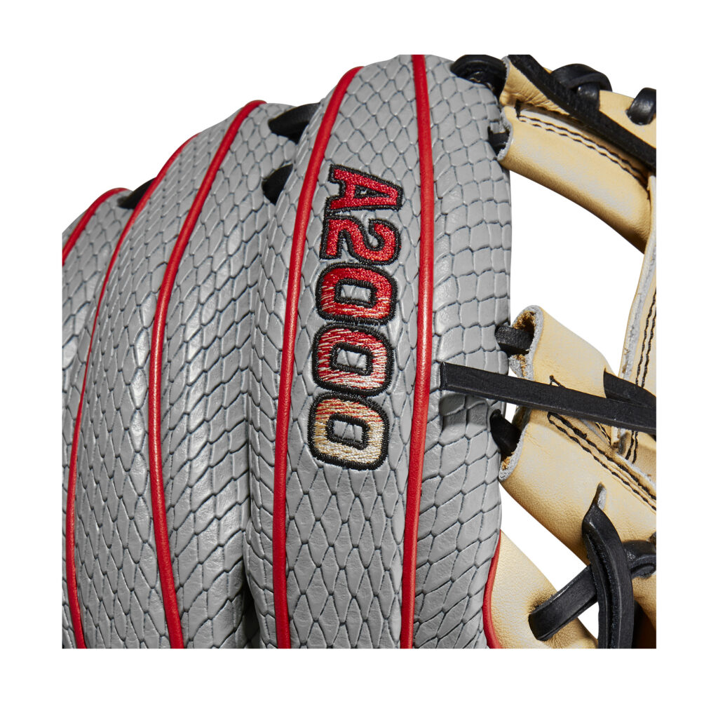 WILSON 2023 A2000 PF88SS Grey/Blonde/Red - RHT - 11.25" - Athletes Corner